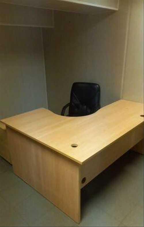 Стол офисный угловой бу