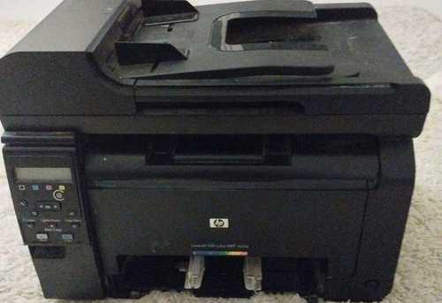 Принтер hp laserjet 100 color MFP M175a