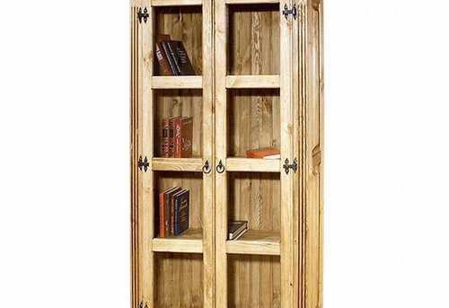Шкаф-витрина «викинг» 03 из массива для книг