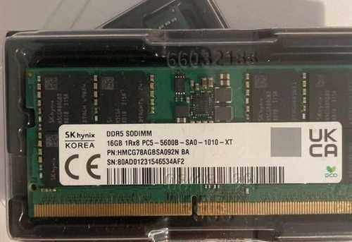 Оперативная память Hynix 16Gb DDR5 5600MHz (2 шт)