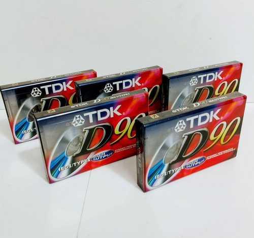 Новые аудиокассеты TDK D 90