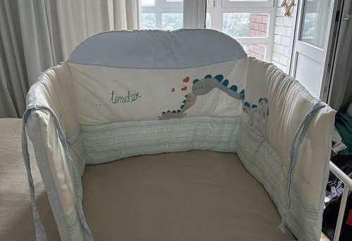 Бортики в детскую кроватку и одеяло Italbebe