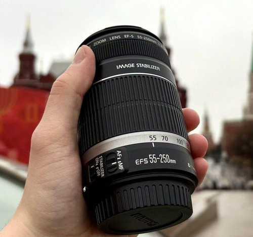 Объектив canon ef s 55 250mm IS