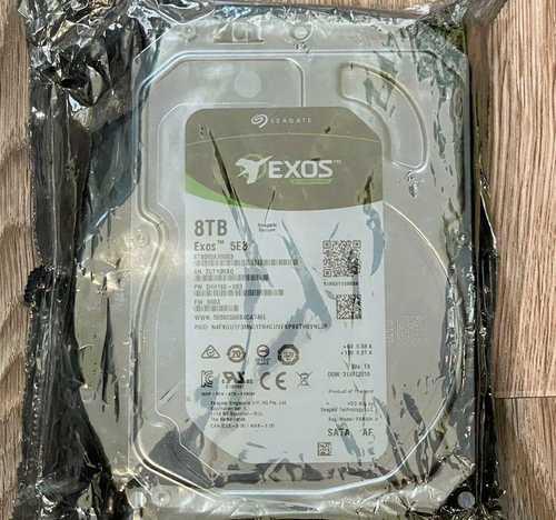 Жёсткий диск новый 8 Гб Seagate exos