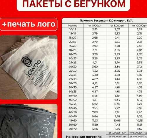 Zip Lock Пакет чёрный 20х20 — прочный, 140 мкм