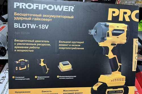 Ударный гайковерт profipower bldtw-18V