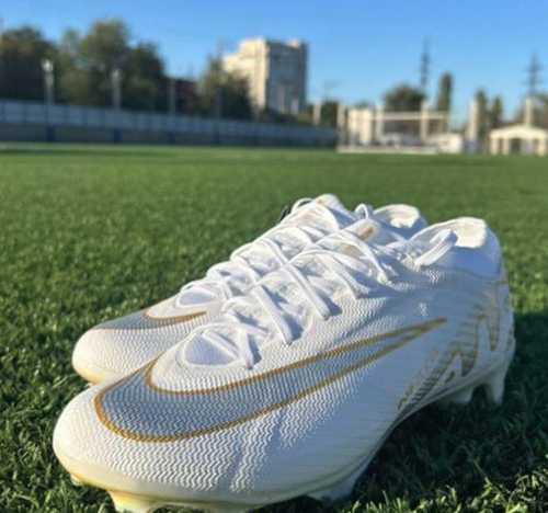 Бутсы Nike mercurial air zoom white pattern