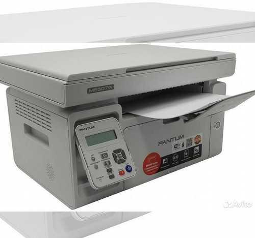 Принтер лазерный мфу Pantum M6507W новое