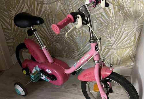 Велосипед для девочки 2-4 года decathlon