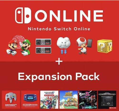 Подписка nintendo switch online   Expansion Pack