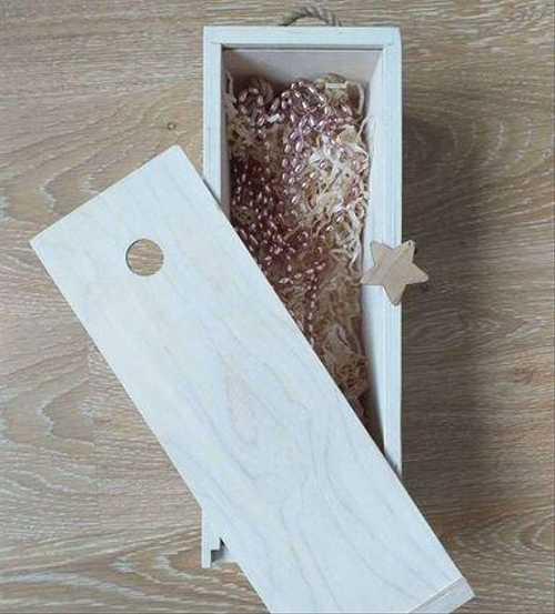 Деревянная коробка. Ящик из дерева