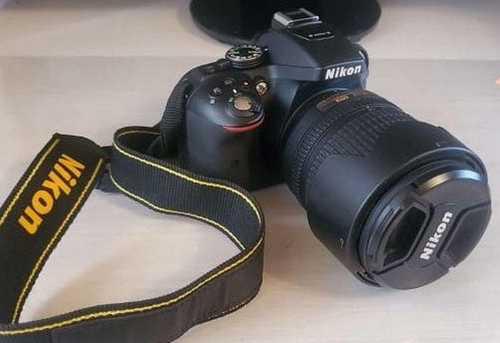 Цифровой фотоаппарат Nikon с объективом 18-105 mm