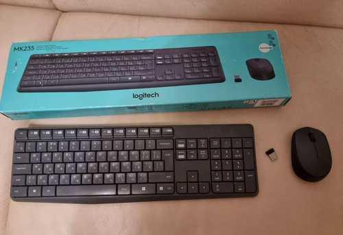 Клавиатура и мышь Logitech mk235