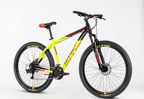 Велосипед sitis crosser 29" (2023) Black-Yellow-Re