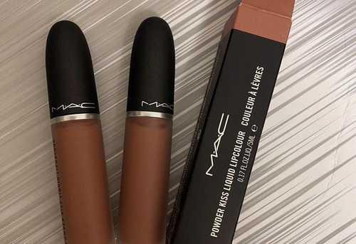 Помада жидкая матовая MAC powder kiss lipcolour