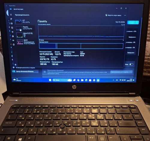 Ноутбук HP Probook 645 G1. AMD A6-5350M 2.9-3.5 гг