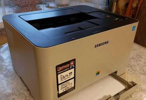 Принтер цветной Samsung CLP365 исправный