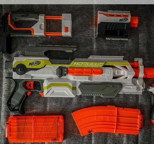 Пистолеты бластеры Nerf Modulus + Jolt