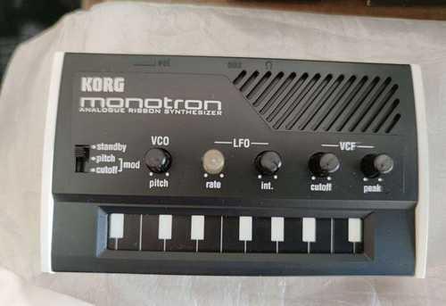 Korg Monotron аналоговый синтезатор компактный