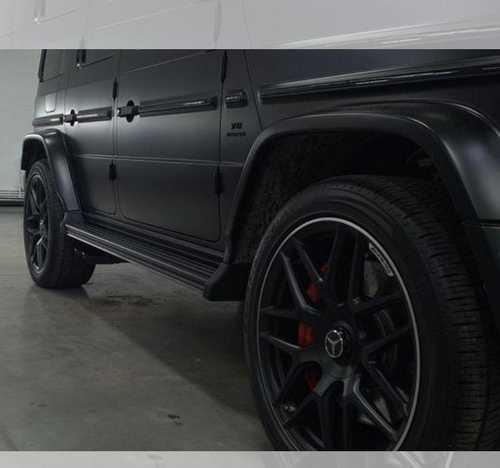 Пороги Mercedes Benz G-class w464 Black