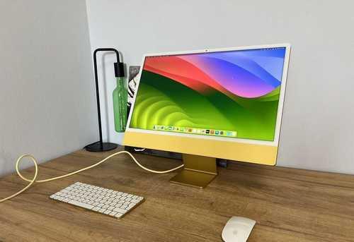 iMac 24 2021 M1 (512 gb SSD) 8C GPU Yellow Ростест