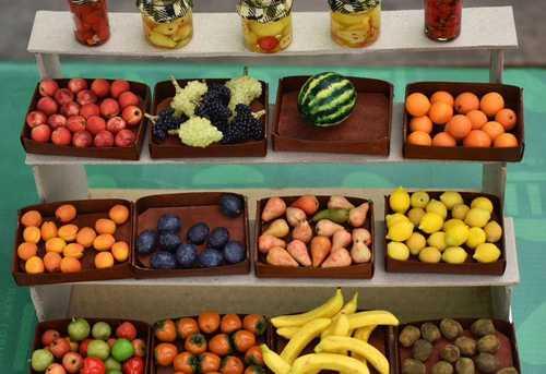 Овощи и фрукты размер 1:12
