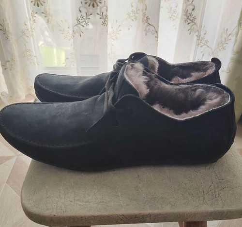 Макасины зимние мужские