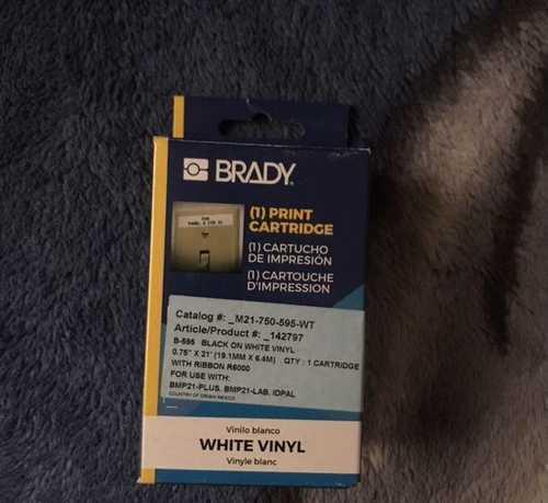 Brady M21-750-595-WT картридж