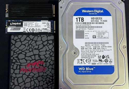 Накопители ssd и hdd