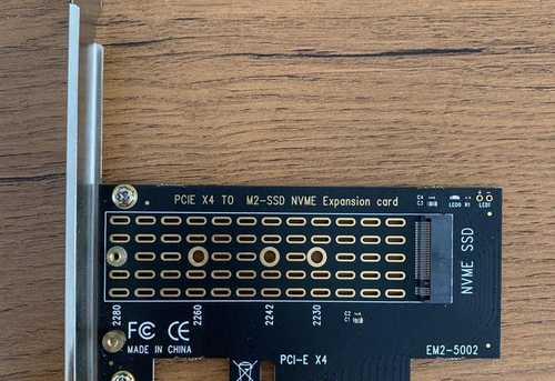 Переходник для установки ssd m2