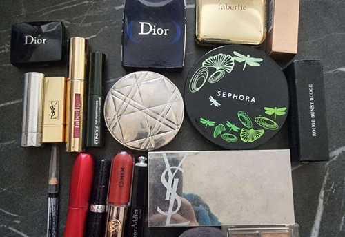 Набор косметики Dior, ysl, clinique, sephora