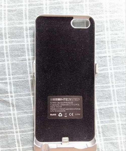 Чехол-аккумулятор interstep для iPhone 5