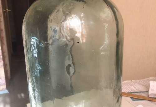 Бутыль 10 литров стеклянная