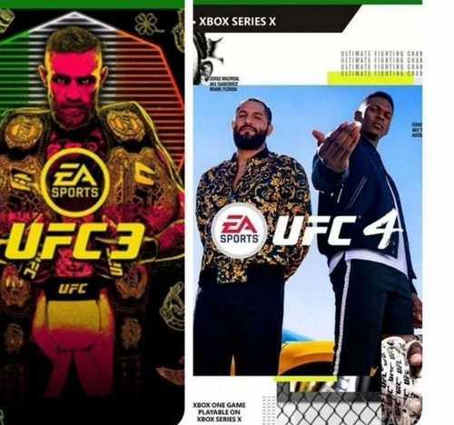 Ufc 3+ufc4 Xbox One series