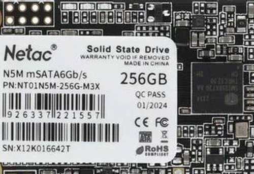 SSD msata 256gb новый