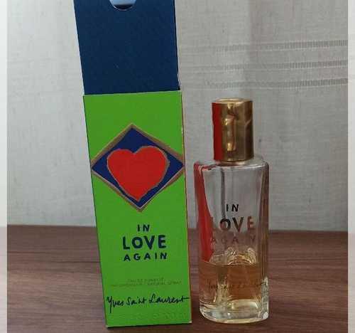 Духи винтаж YSL In love again edt