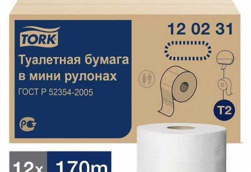 Бумага туалетная в рулонах Tork Advanced T2