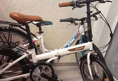 Складной и подростковый велосипеды 7 ск планетарка
