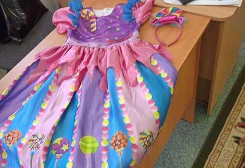 Маскарадный детский костюм для девочки Карамелька