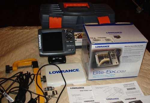 Эхолот lowrance Elite-5x DSI