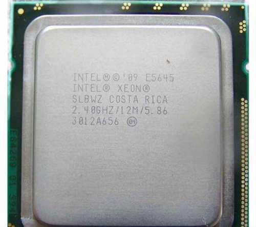 Intel Xeon E5645, 6 cores, 2.4 GHz, slbwz