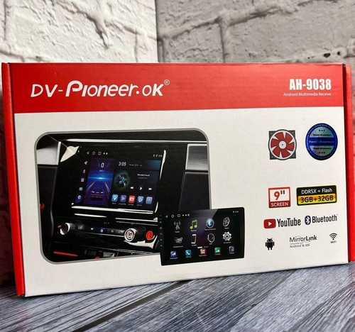 Магнитола android 3/32Gb Pioneer AH-9038