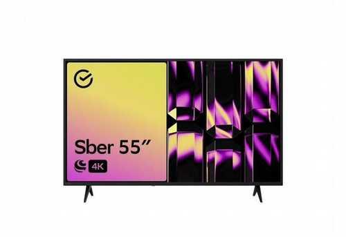 Новый телевизор sber 55 дюймов 139 см 4K