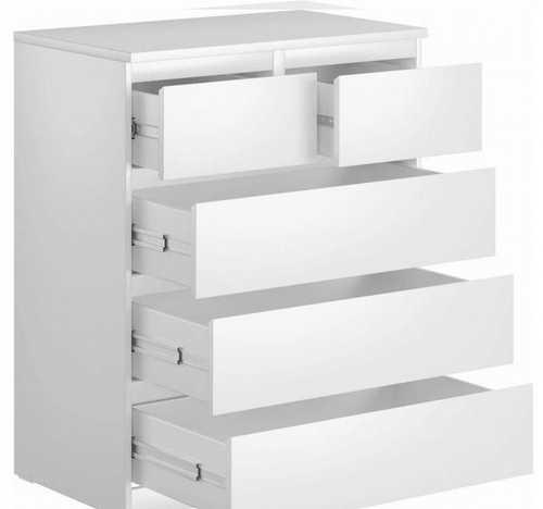Комод IKEA Мальм (Мальта) 5 ящиков белый новый