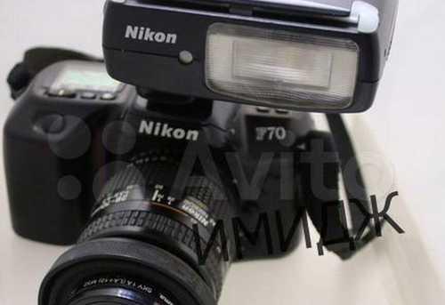 Фотоаппарат Nikon F70 kit 28-70mm + Nikon SB27 б/у