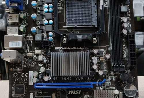 Мат. плата MSI 760GM-P23-FX/AM3+/DDR3/mATX
