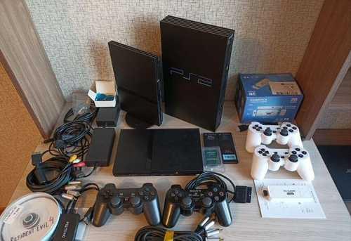 Sony PS2 - 3 штуки + Gamestick Y6 новый