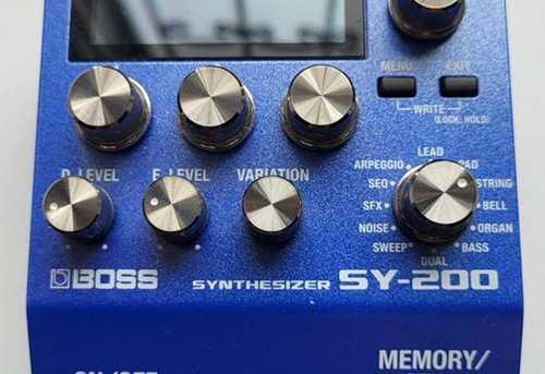 Boss SY-200, гитарный синтезатор, педаль