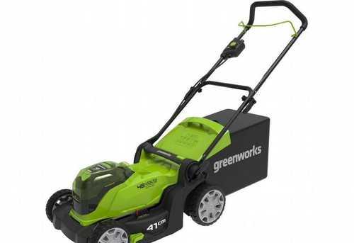 Аккумуляторная газонокосилка Greenworks G24X2LM41K