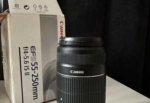 Объектив Canon EF-S 55-250mm f/4-5.6 IS STM